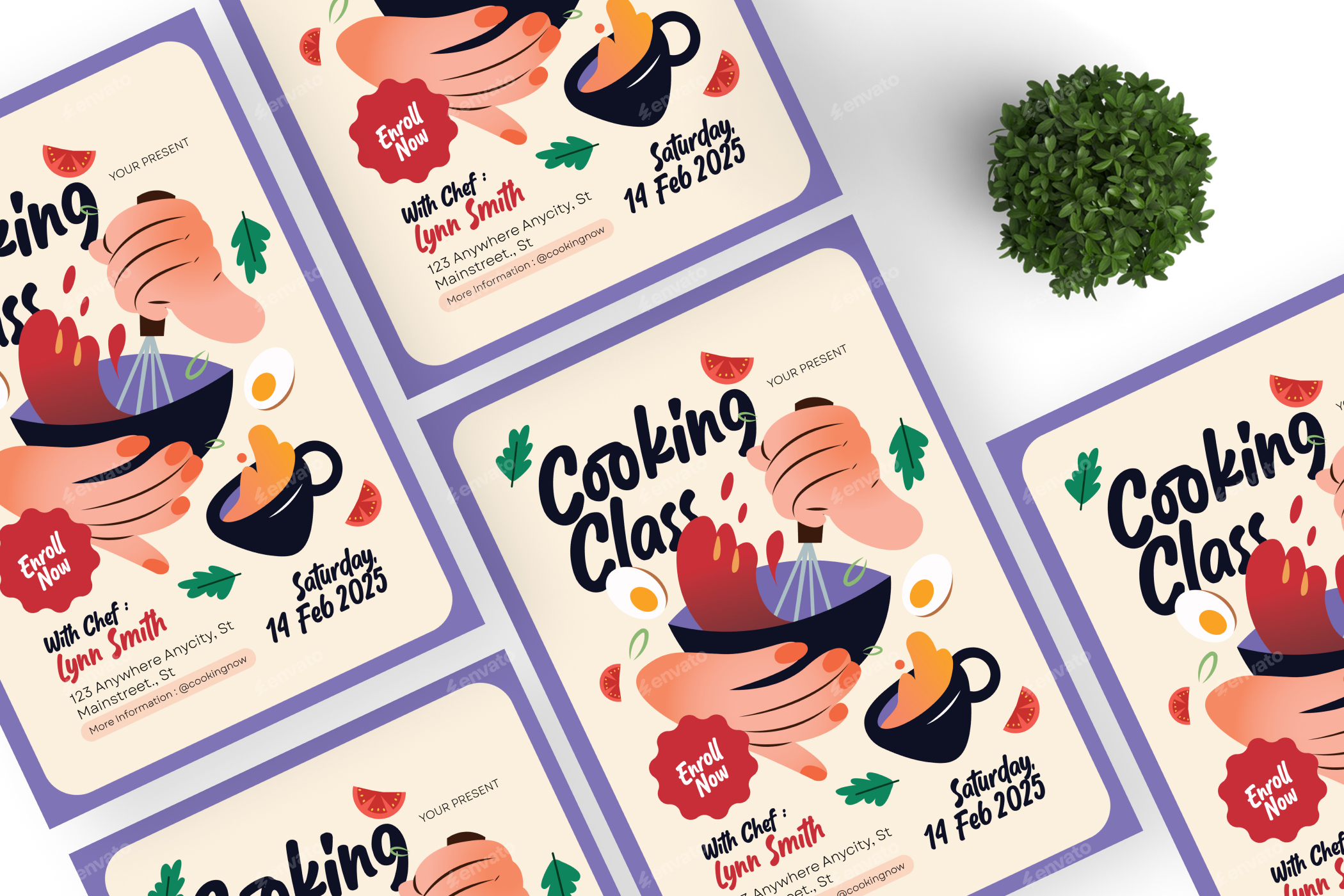 Cooking Class - Flyer Set, Print Templates | GraphicRiver