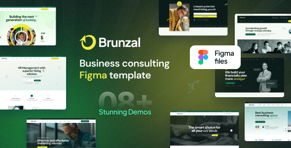 Brunzal - Business Consulting Figma Template by themeadapt | ThemeForest
