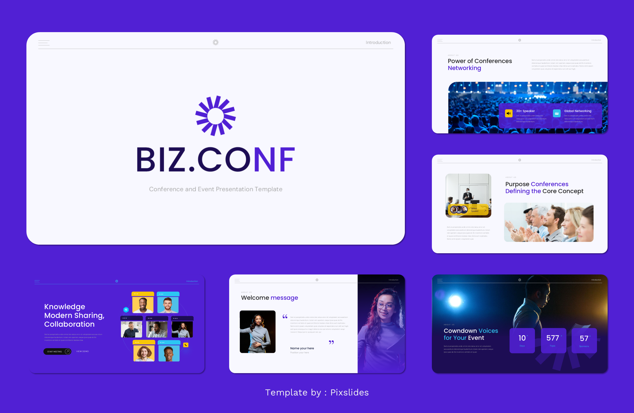 Bizconf - Conference & Events Keynote Presentation Template ...