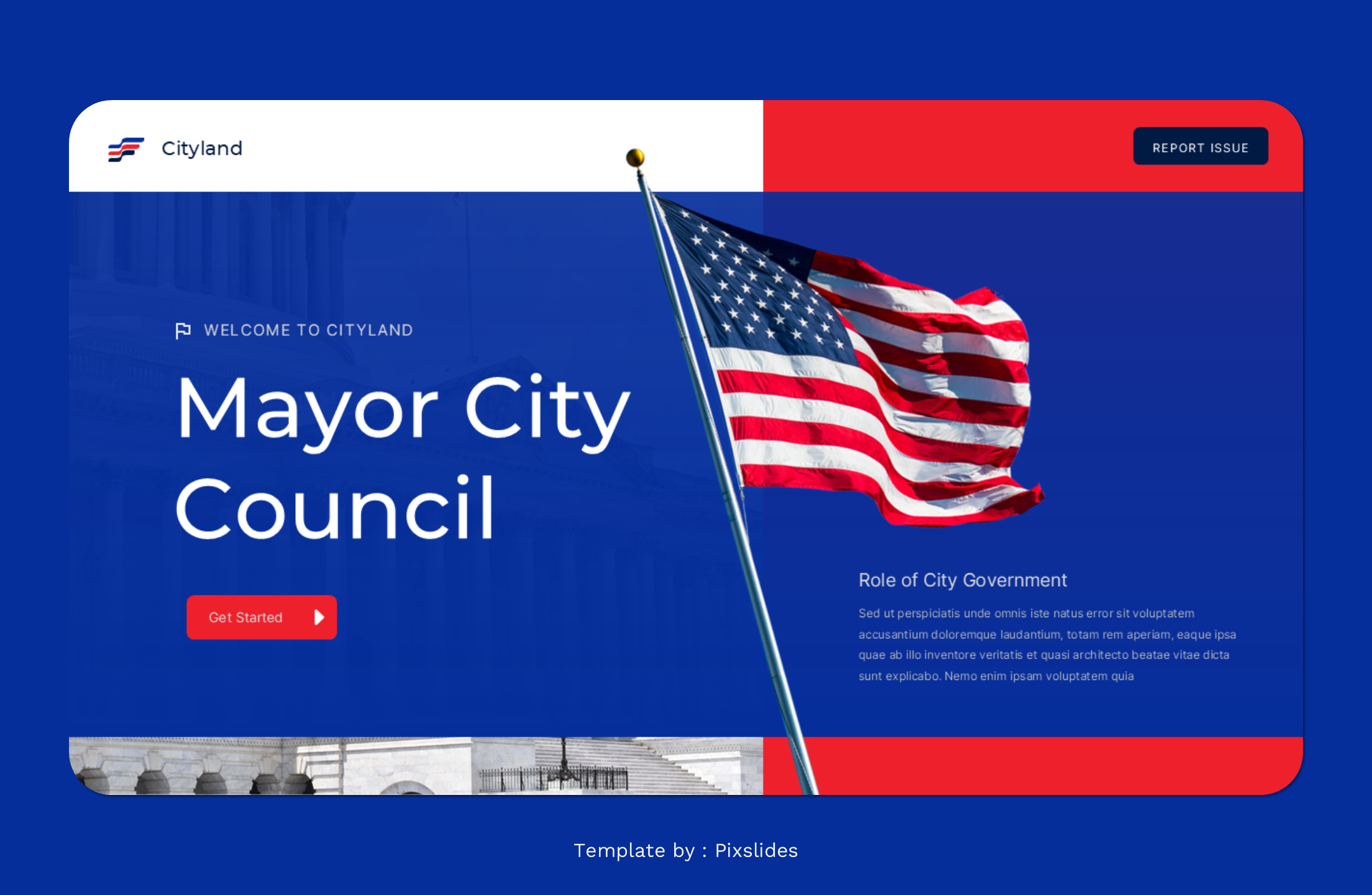 Cityland - City Government & Municipal PowerPoint Presentation Template ...