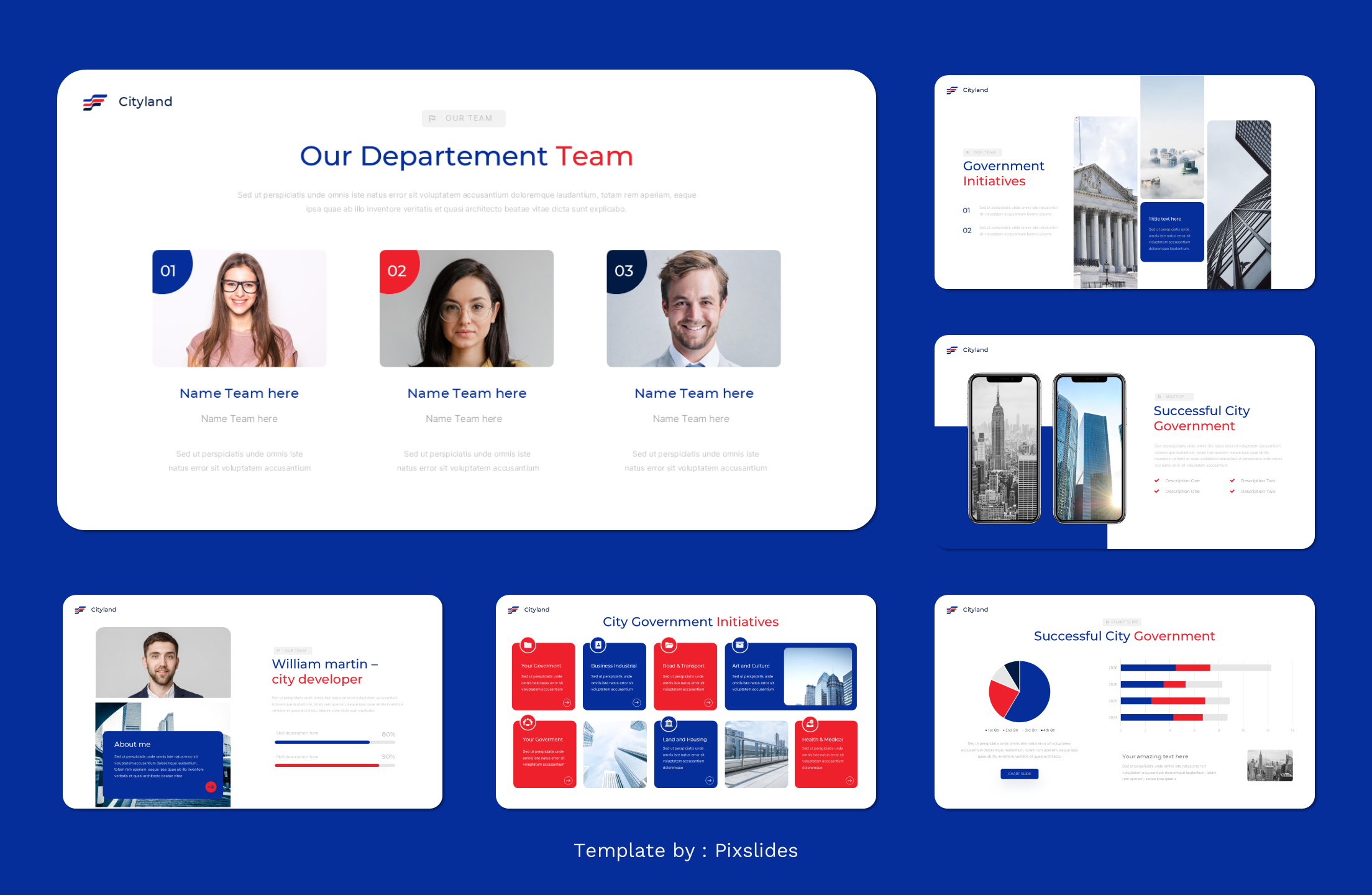 Cityland - City Government & Municipal PowerPoint Presentation Template ...