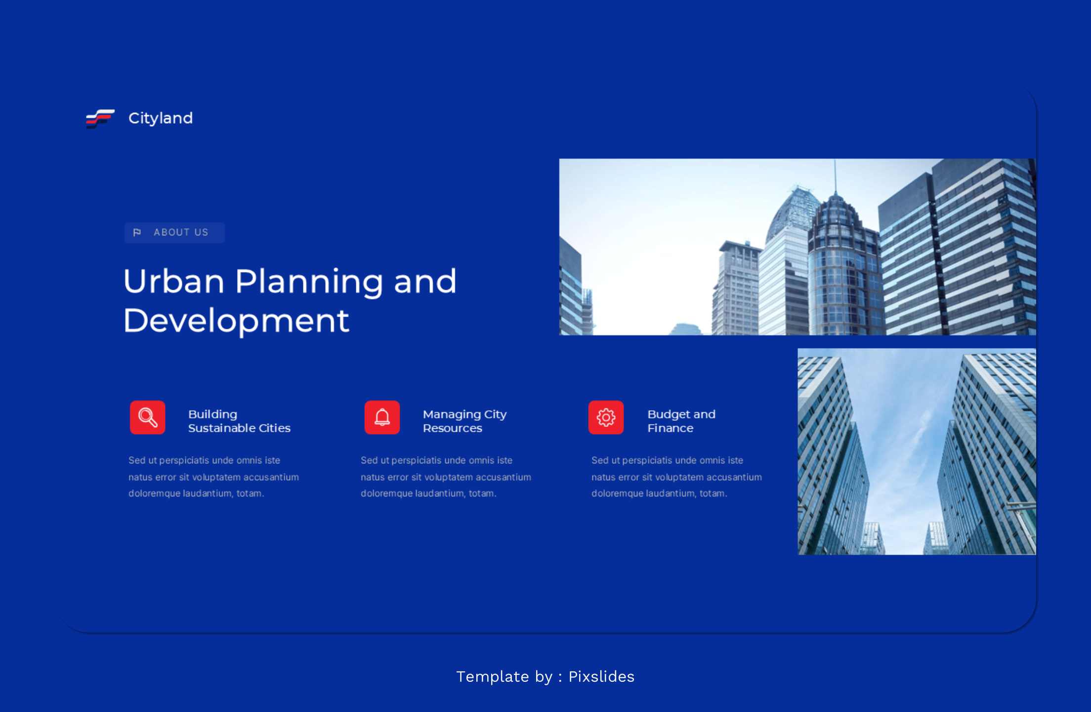 Cityland - City Government & Municipal PowerPoint Presentation Template ...