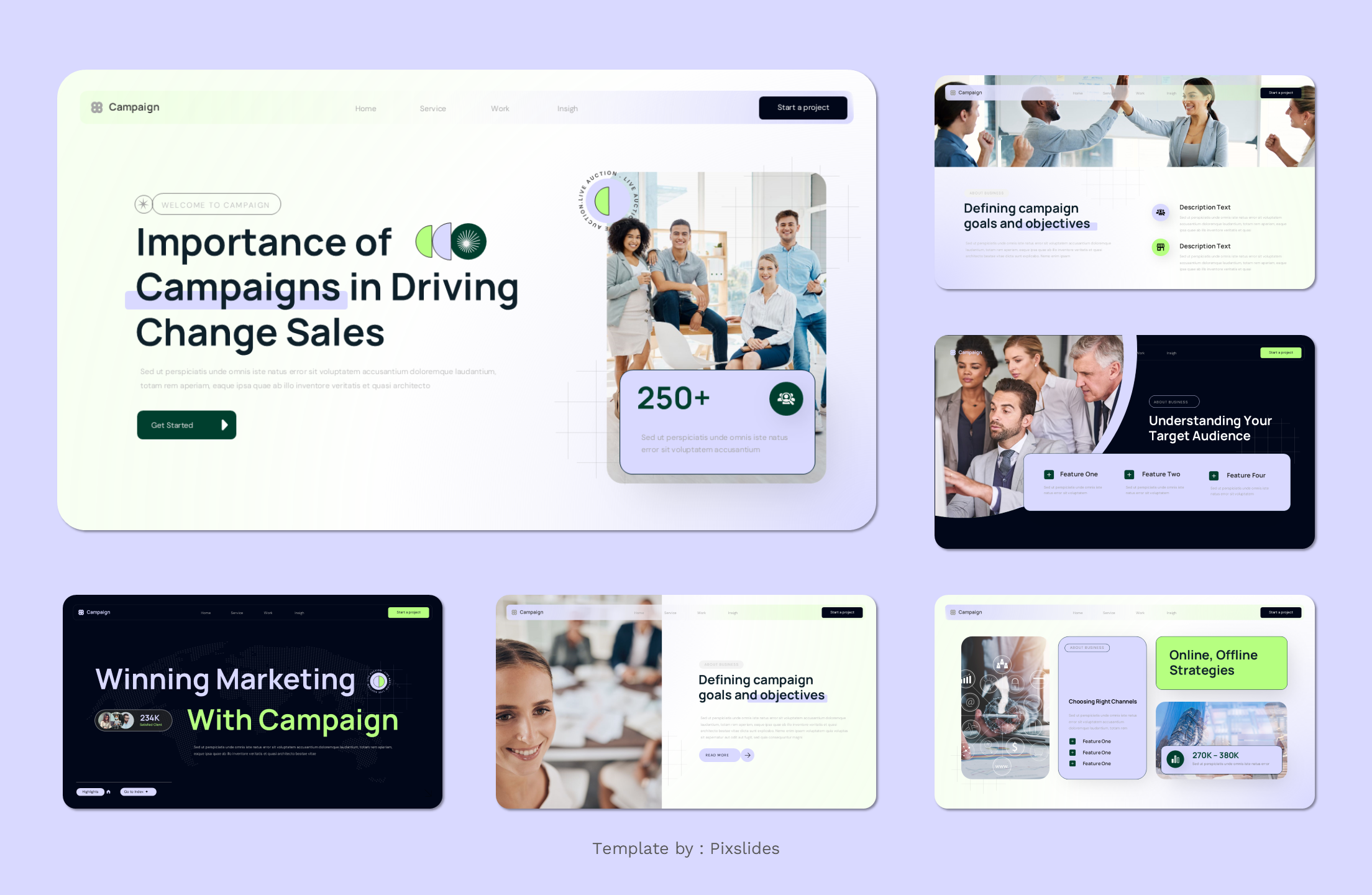 Campaign - Marketing Business PowerPoint Presentation Template ...