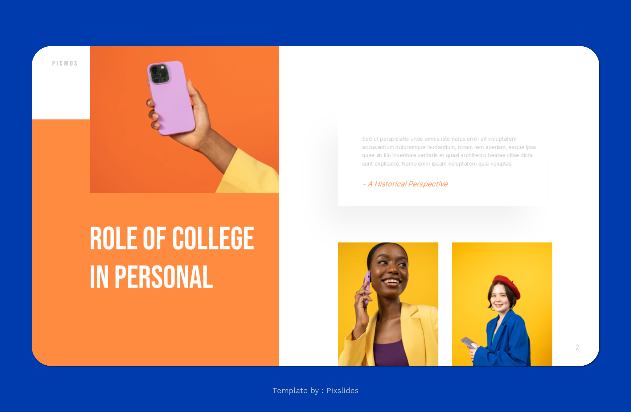 Picmos - Photo Collage PowerPoint Presentation Template, Presentation ...