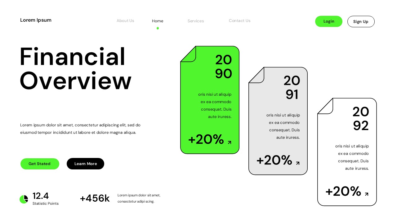 White Green Modern Business Company Profile Presentation, Presentation ...