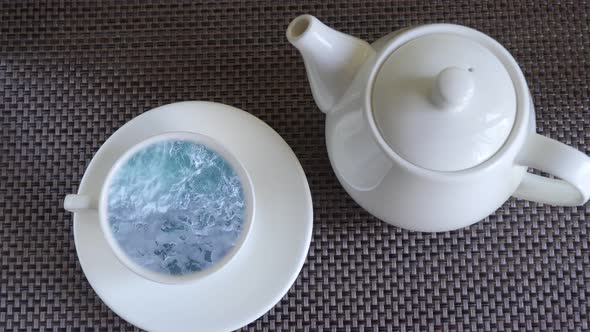 Sea Waves in a Cup, Stock Footage | VideoHive