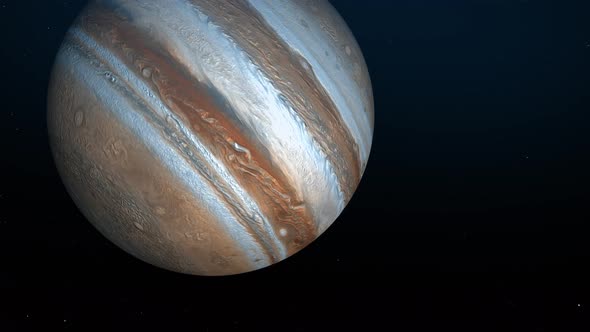 4K Cinematic Jupiter And Sun, Motion Graphics | VideoHive