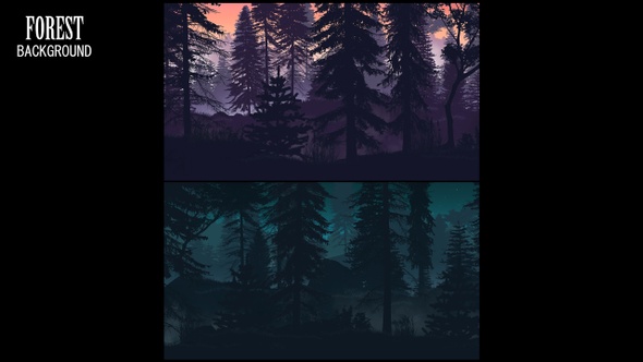 Forest Background, Motion Graphics | VideoHive