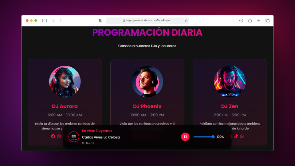 Radio Beats - Todo Players HTML5 ShoutCast, Icecast by TodoPlayer ...