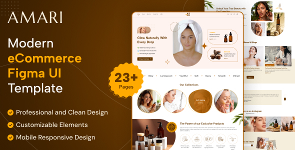 Amari - Modern eCommerce Figma Template by aliansoftware | ThemeForest