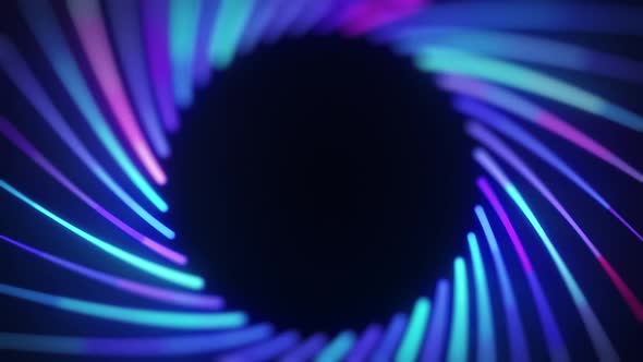 Lines originate from the circle, Motion Graphics | VideoHive