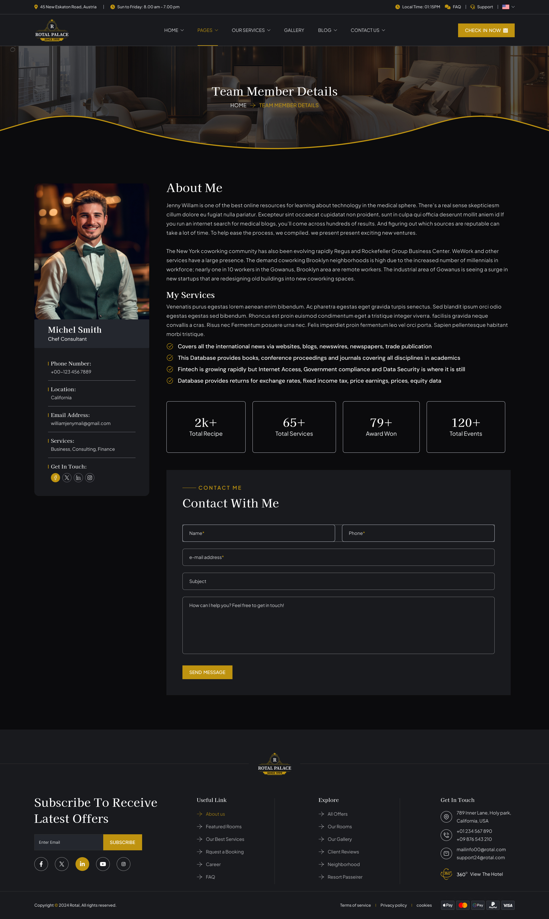 Rotal - Luxury Hotel Booking Figma Template by themehour | ThemeForest