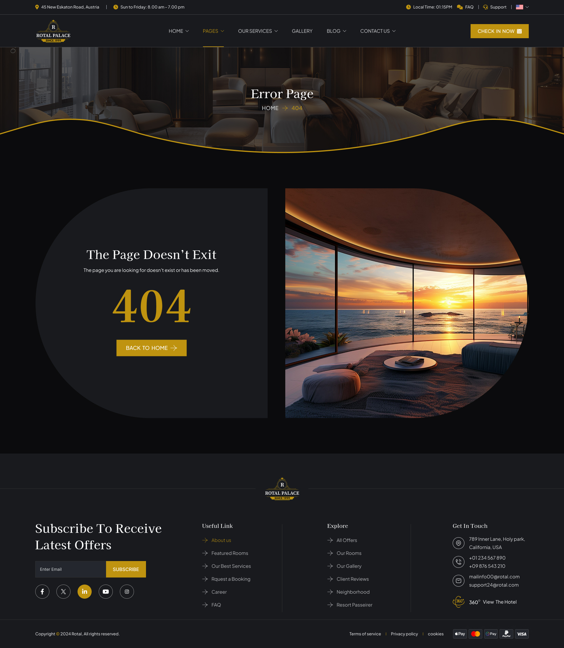 Rotal - Luxury Hotel Booking Figma Template by themehour | ThemeForest