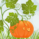 Abstract background with a pumpkin, Vectors | GraphicRiver