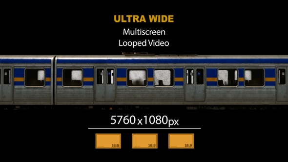 Ultra Wide HD Subway Metro Side, Motion Graphics | VideoHive