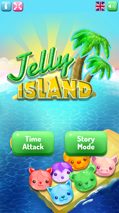 Jelly Island - HTML5 Matching Game by codethislab | CodeCanyon