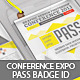 Conference Expo & Corporate Pass ID Badge, Print Templates | GraphicRiver