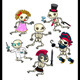 Funny Skeletons. , Vectors | GraphicRiver