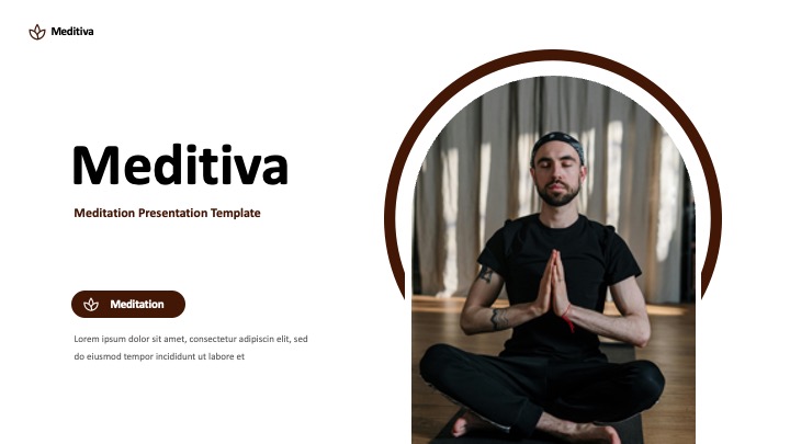 Meditiva - Meditation Keynote Presentation Template, Presentation Templates