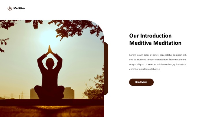 Meditiva - Meditation Keynote Presentation Template, Presentation Templates