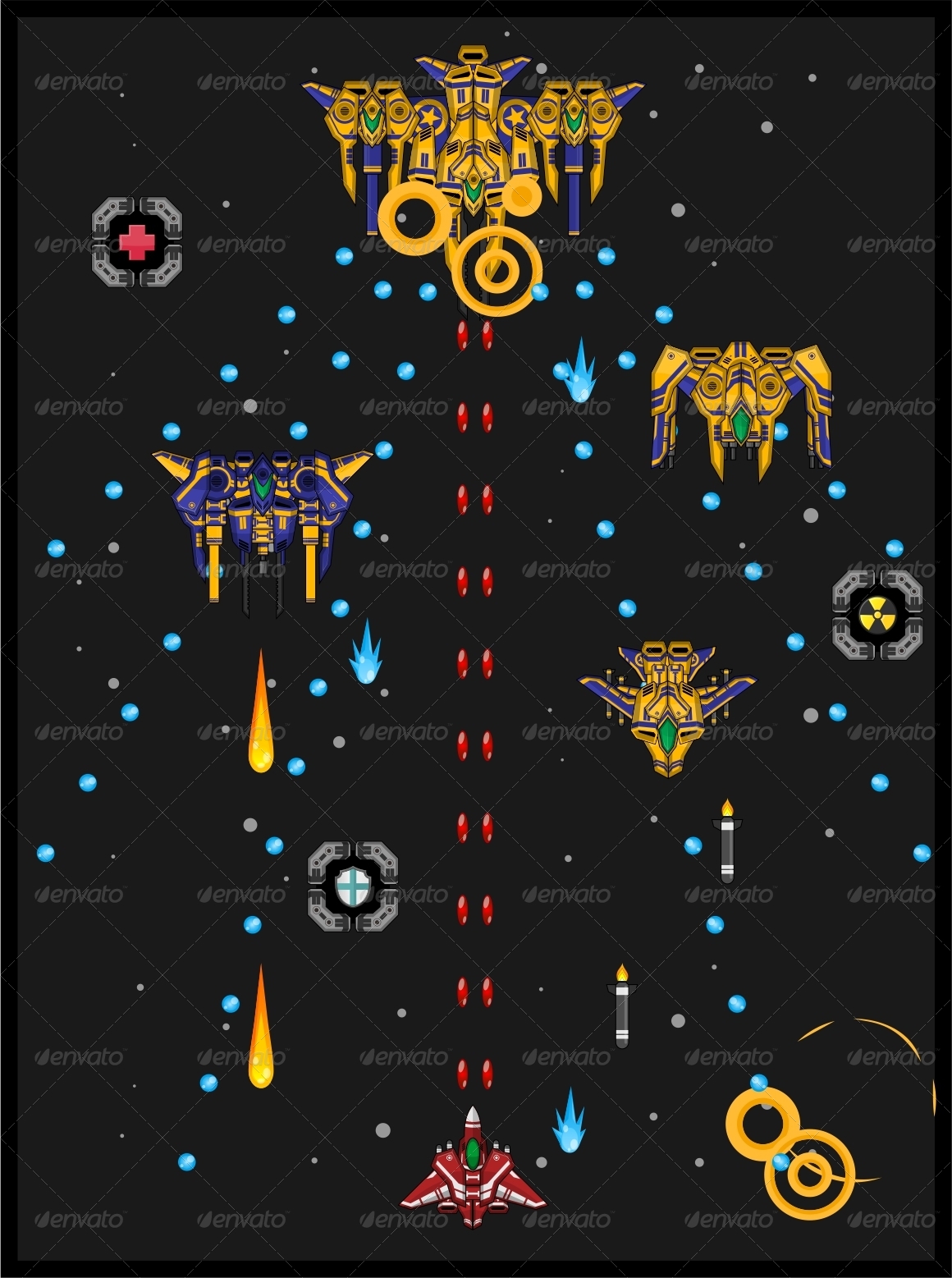 Space Shooter Creation Kit, Game Assets | GraphicRiver