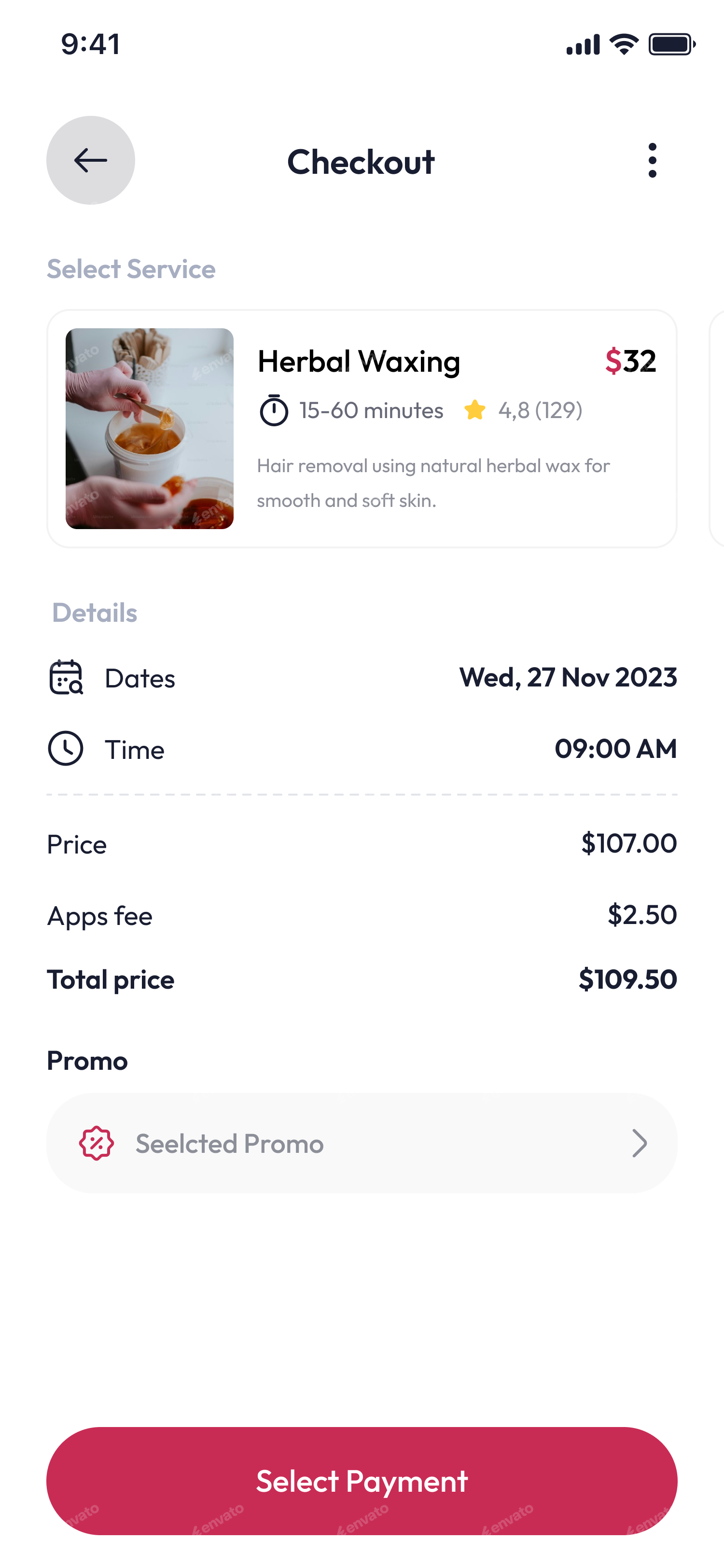 Prettyskin | Figma Template - Beauty Appointment UI KIts App, Web Elements
