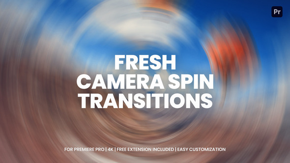 Spin Transitions Premiere Pro, Premiere Pro Templates | VideoHive