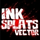 Ink Splats Vector, Vectors | GraphicRiver