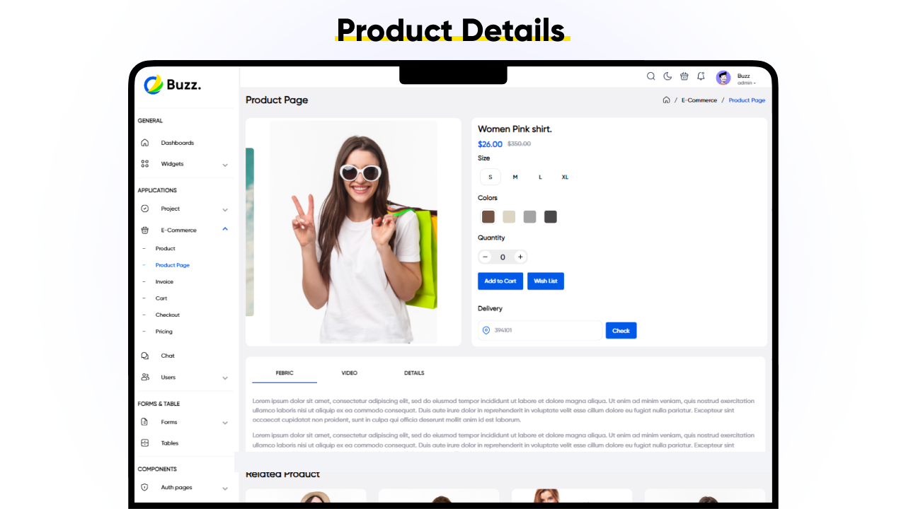 Buzz Flutter Admin Panel Flutter Pwa Flutter Admin Dashboard Template Flutter Web