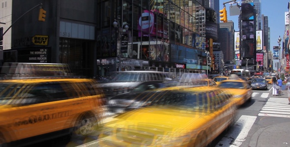 North side Times Square Time Lapse Full HD, Stock Footage | VideoHive