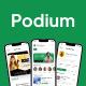 Podium | Figma Template - Podcast UI KIts Mobile App, Web Elements