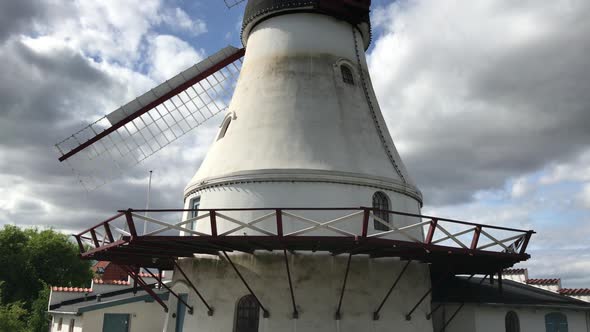 Vejle Windmill. Vejle Vindm?lle. Taken in Denmark., Stock Footage ...