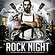 Rock Night Flyer Template, Print Templates | GraphicRiver