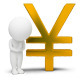 3d small people - yen sign, Graphics | GraphicRiver