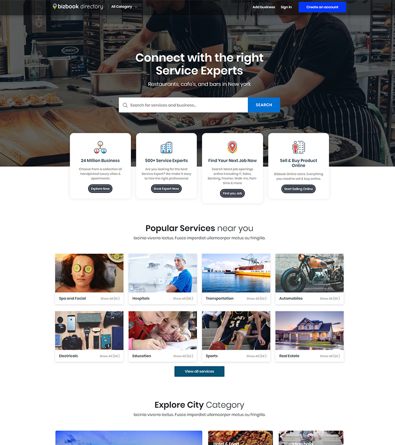 BizBook - Directory & Listing by rn53themes | ThemeForest