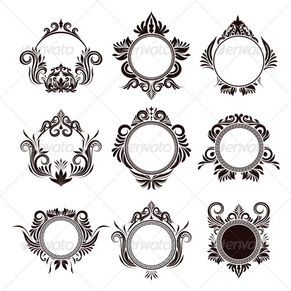 Circle Frame Ornamental by alitsuarnegara | GraphicRiver