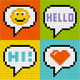 8-Bit Pixel-Art Online Messaging Bubbles, Vectors | GraphicRiver