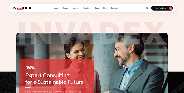 Invadex - Business Consulting WordPress Theme by Case-Themes | ThemeForest