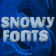 Snowy Fonts, Isolated Objects | GraphicRiver