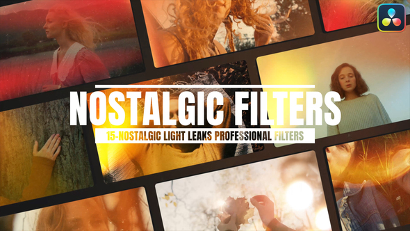 Nostalgic Light Leaks Professional Filters For DaVinci Resolve, DaVinci ...