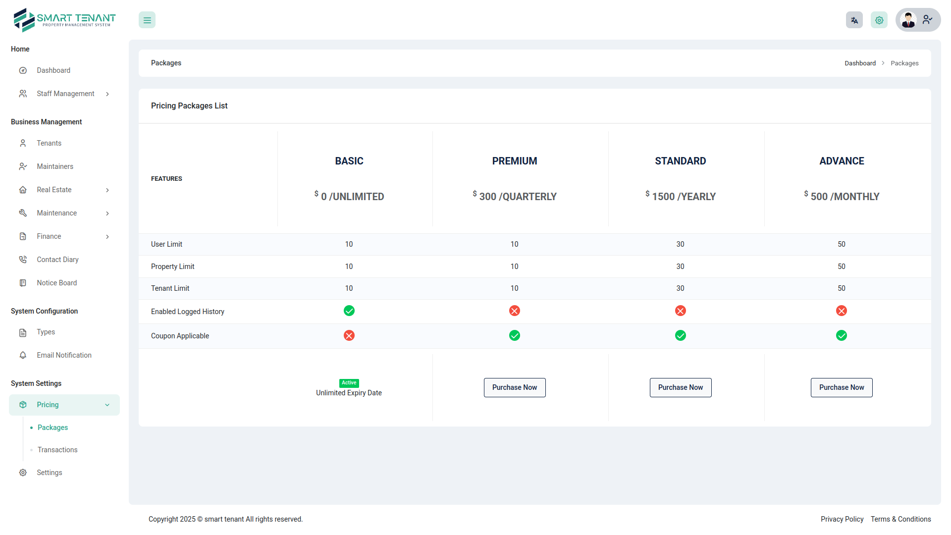 Smart Tenant SaaS - Property Management System by smartwebinfotech