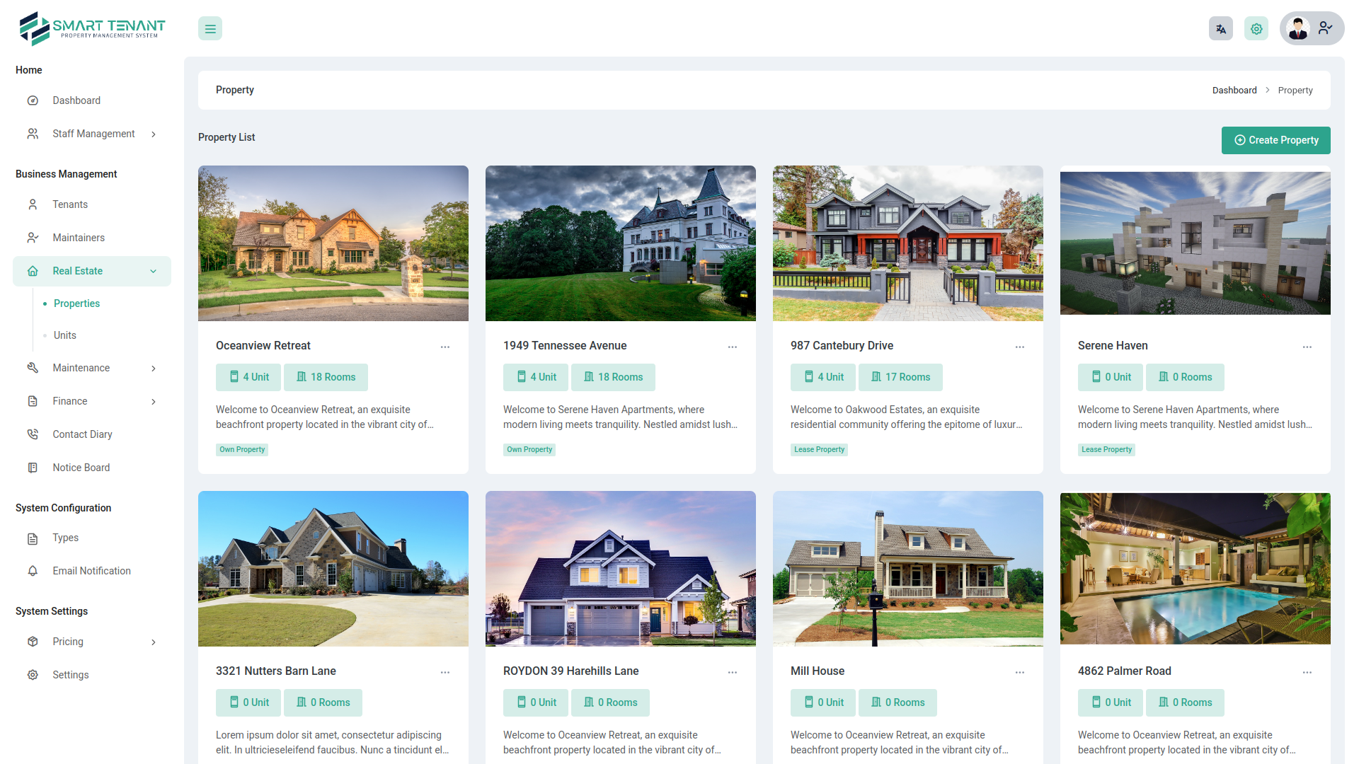 Smart Tenant SaaS - Property Management System by smartwebinfotech