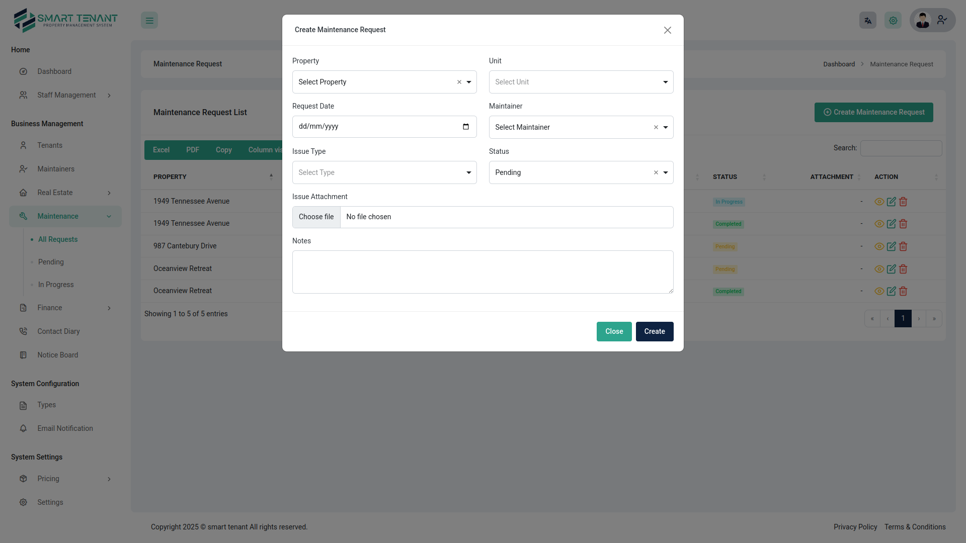 Smart Tenant SaaS - Property Management System by smartwebinfotech
