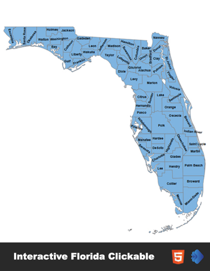 Interactive Florida Clickable MAP by freelancertajulrasel | CodeCanyon