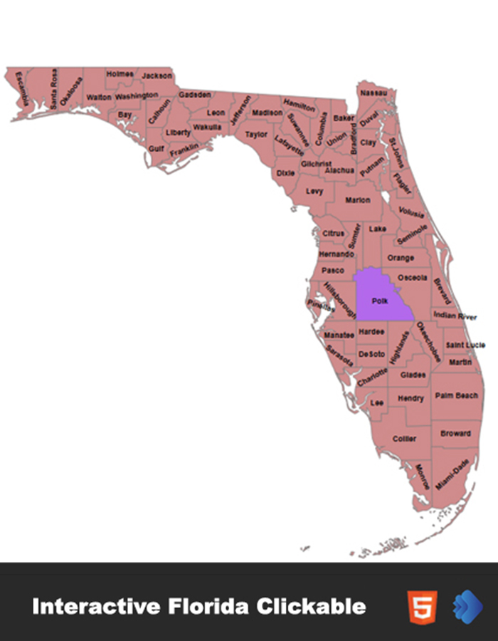 Interactive Florida Clickable MAP by freelancertajulrasel | CodeCanyon