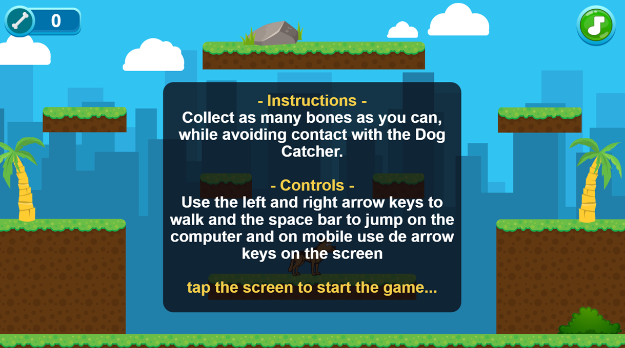 Dog Escape - HTML5 Game - No Ai Graphics - Construct 3 (C3p Included) by RichGames