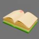 book mesh model by viplitva29 | 3DOcean