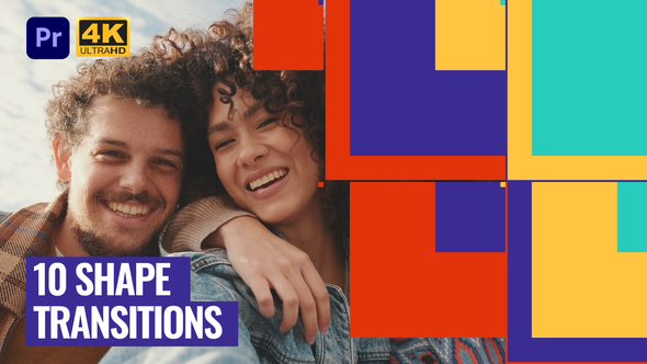 10 Shape Transitions, Premiere Pro Templates | VideoHive