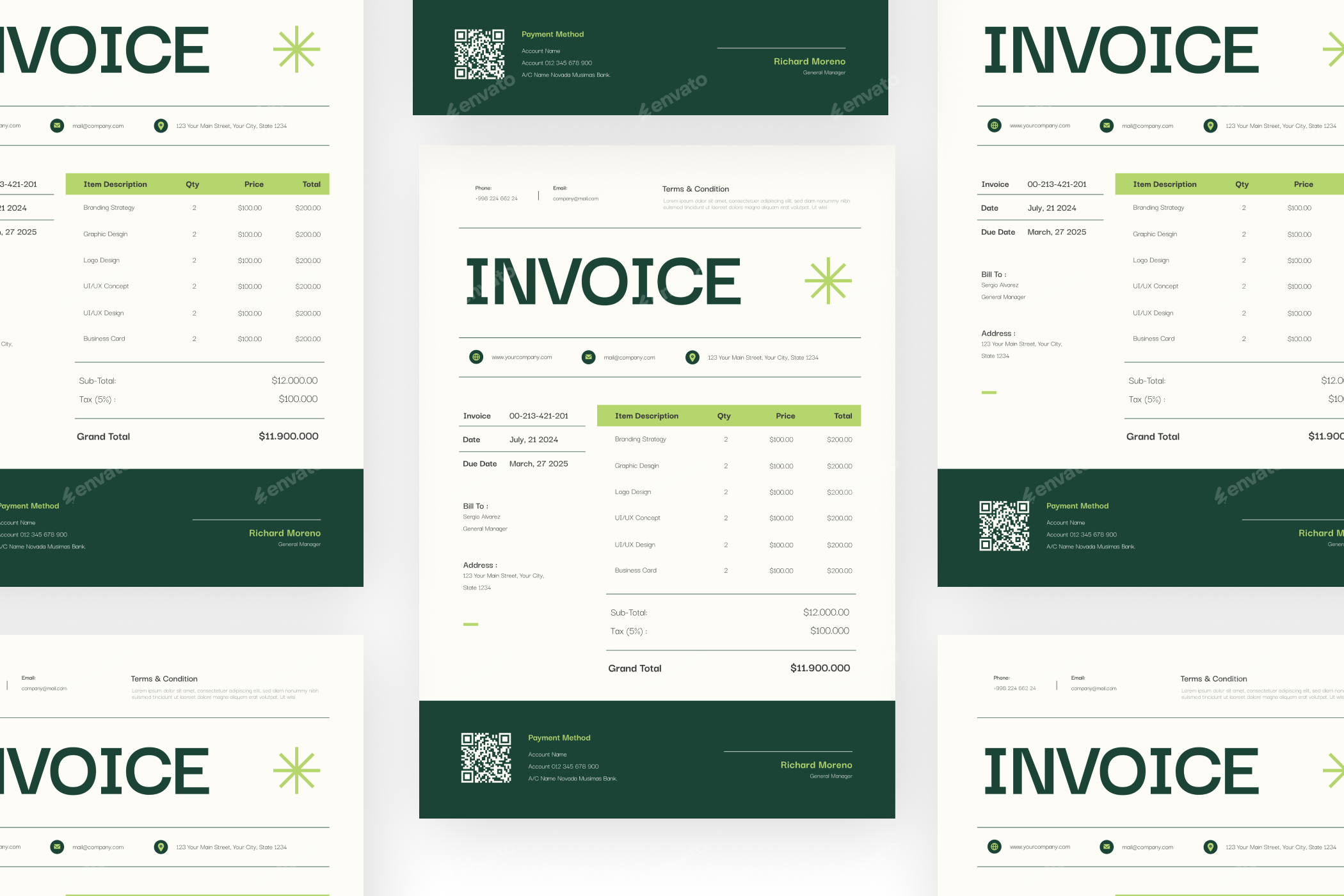 Green Light - Invoice, Print Templates | GraphicRiver