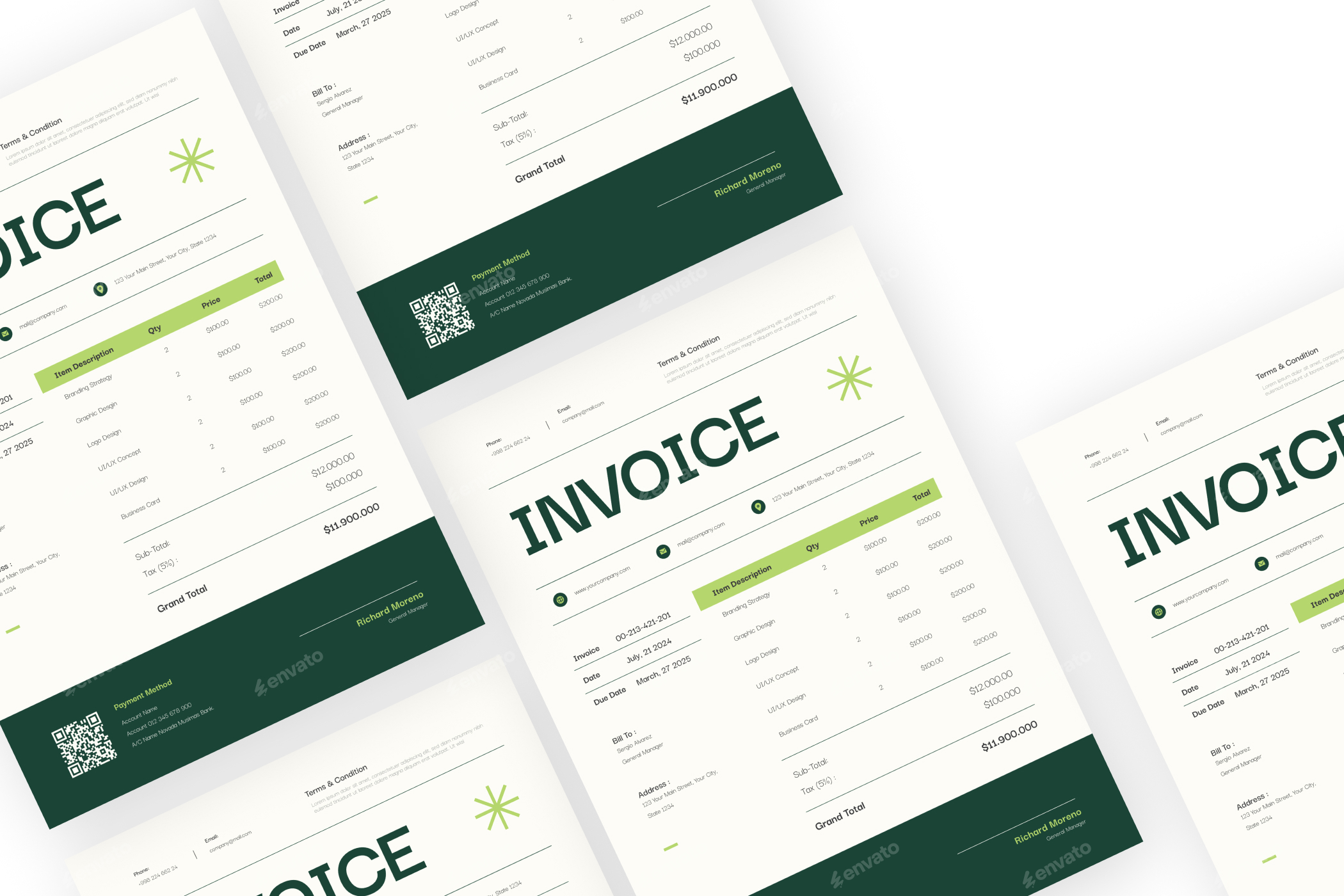 Green Light - Invoice, Print Templates | GraphicRiver